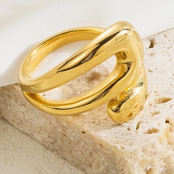 MEG N’ MAU | Jewelry | Business Simple Style Arc Solid Color Stainless ...